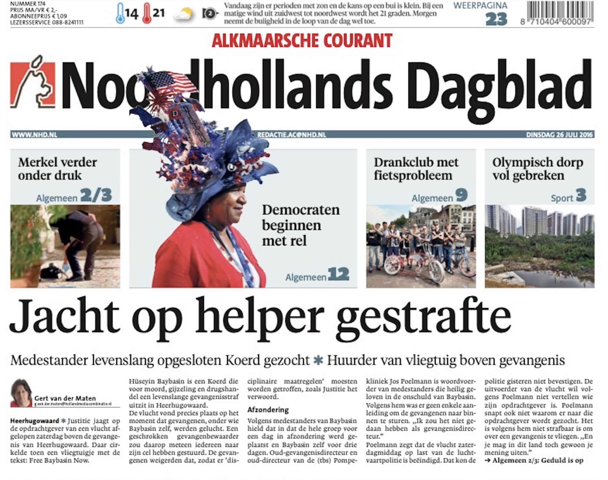 Oud-gevangenisdirecteur Frans Douw over spraakmakende demo van justitie ...